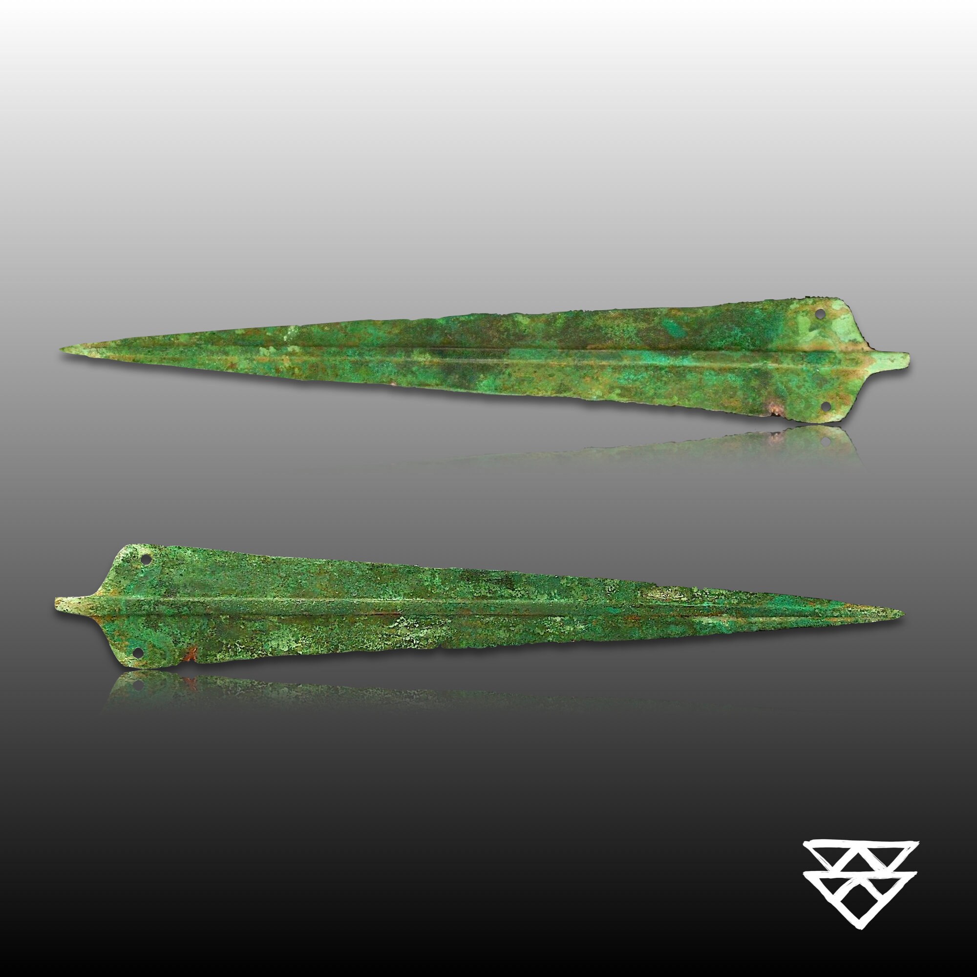 Striking Original Bronze Age Short Sword Contemporary to the Epoch of ...