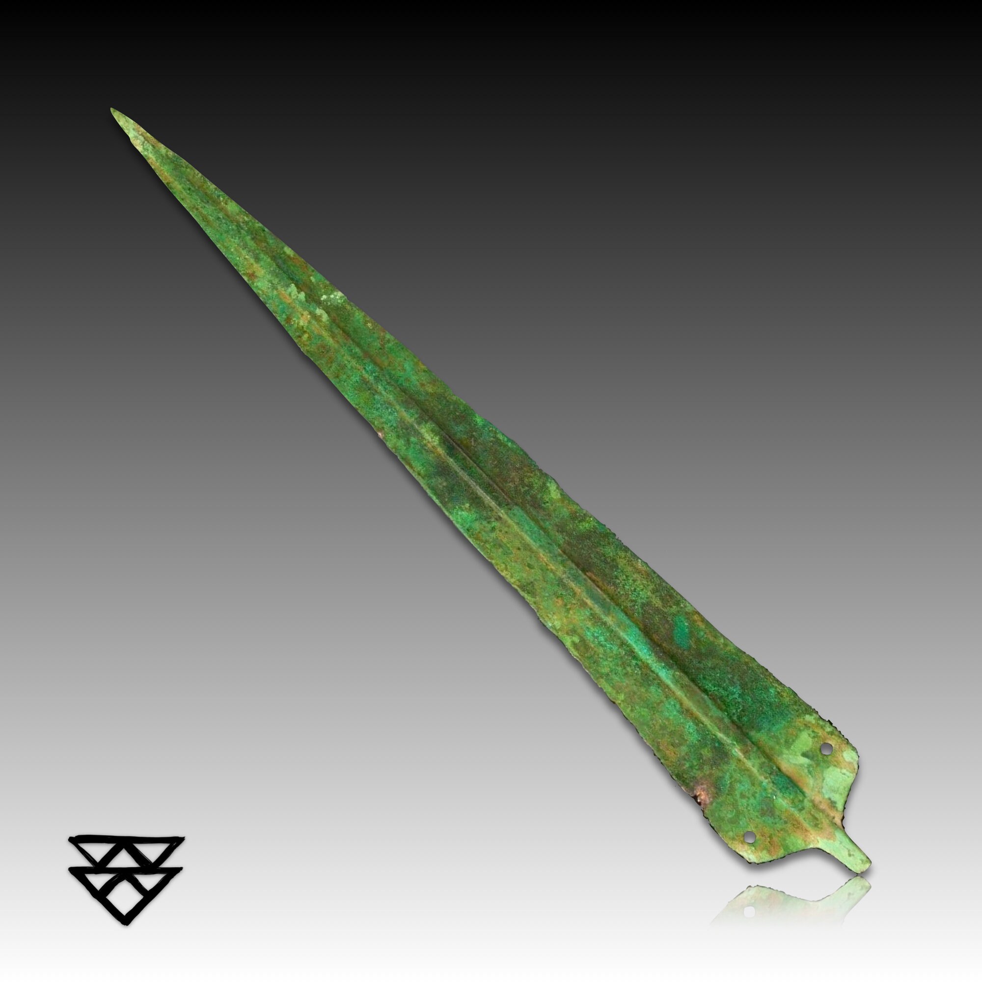 Striking Original Bronze Age Short Sword Contemporary to the Epoch of ...