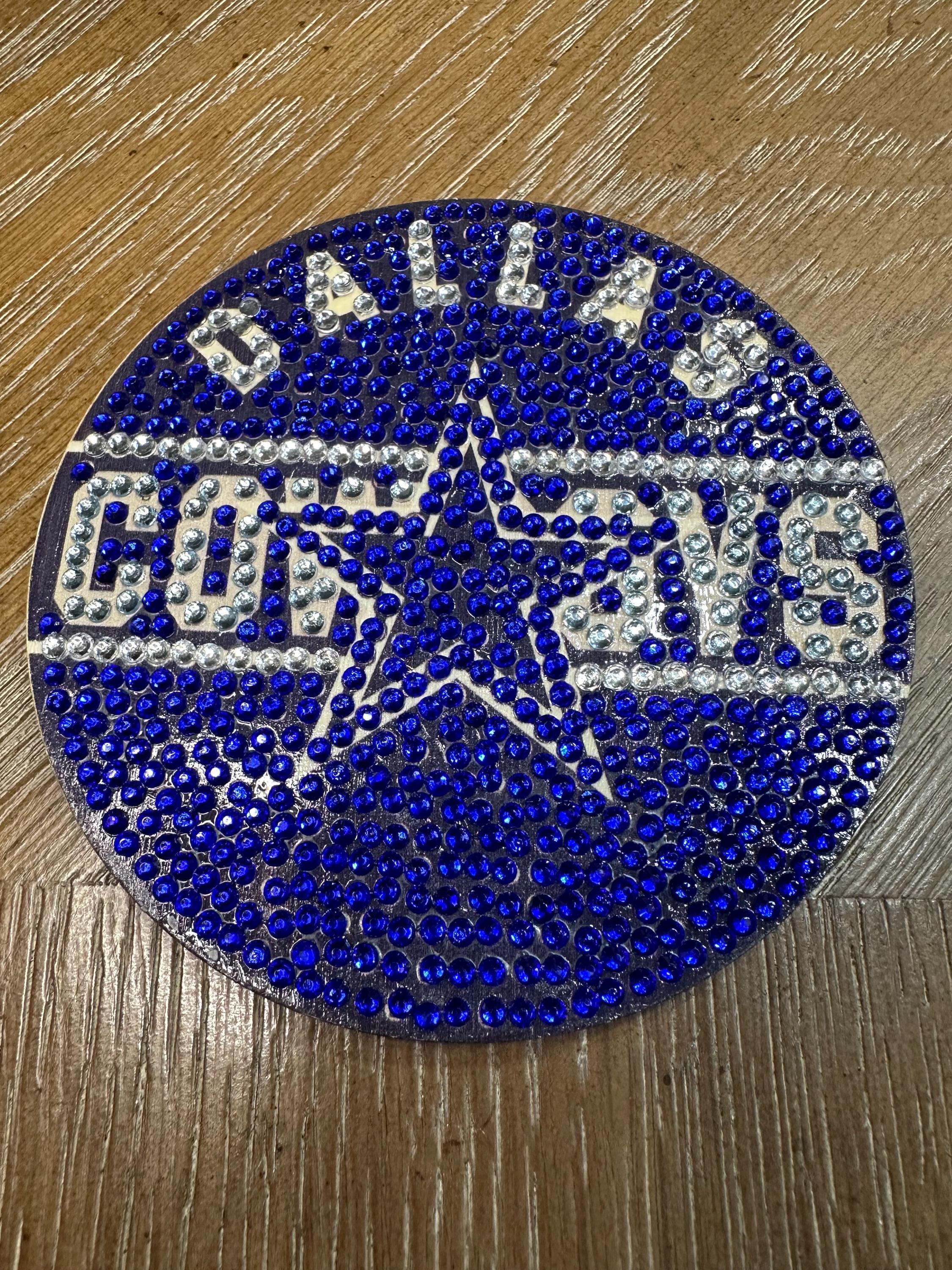 Dallas Cowboys Diamond Art Finished Coasters - Etsy