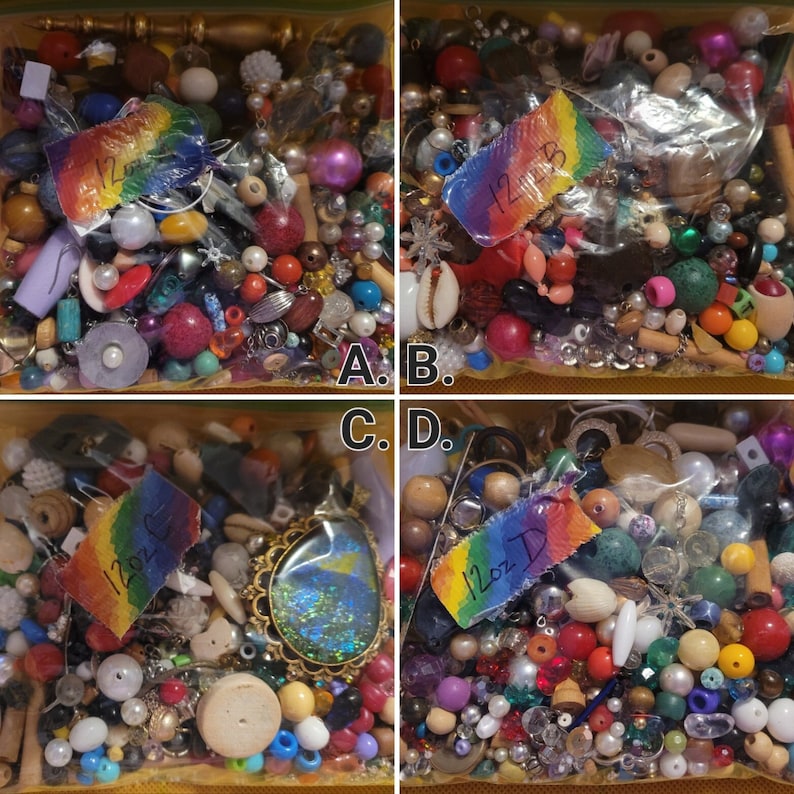 12oz Mixed Lot - Beads, Jewelry Pieces, Buttons - Vintage to Now - Etsy