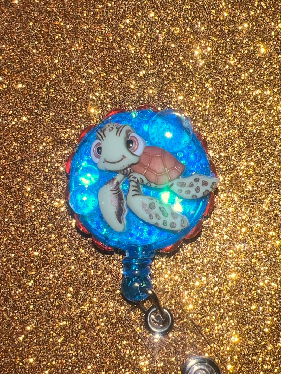 Squirt Finding Nemo Badge Reel - Etsy Squirt Finding Nemo Badge Reel - Etsy