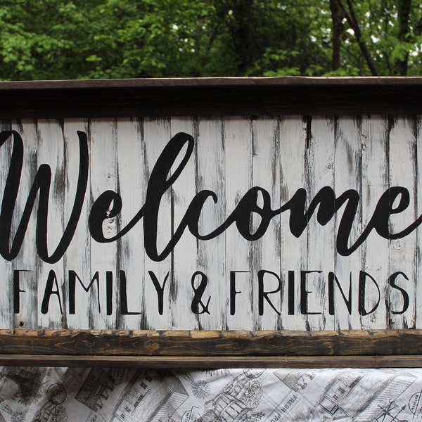 Welcome Family and Friends - Etsy