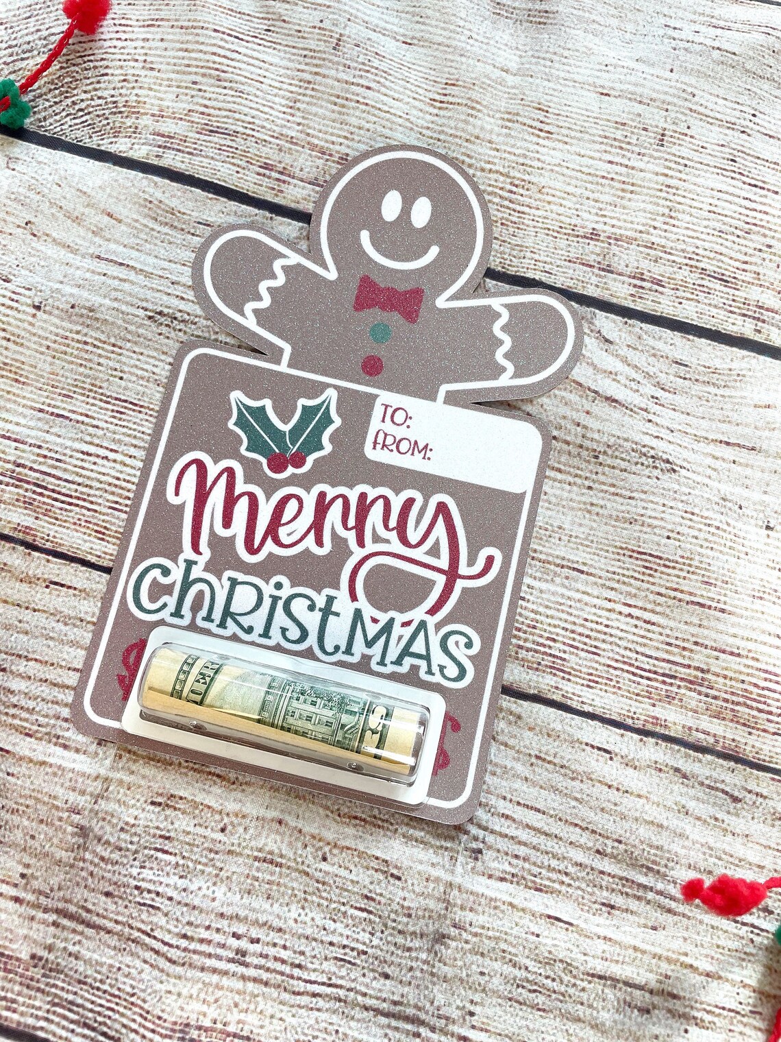 Christmas Money Holder Gift Cards - Christmas Gift for All - Etsy