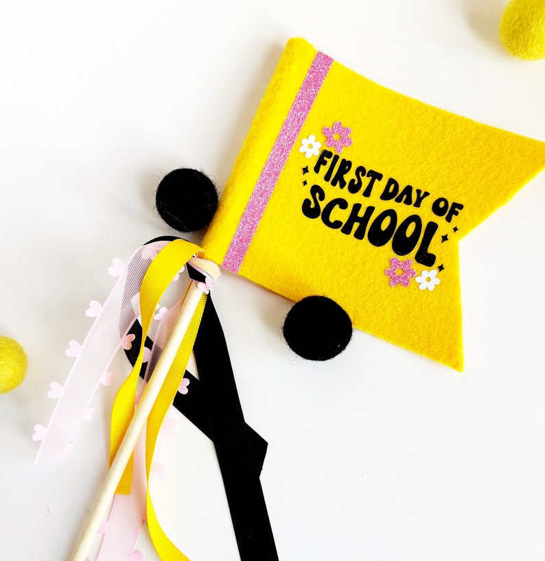 First Day of School Pennant Flags - Perfect Picture Props for Kids - Etsy