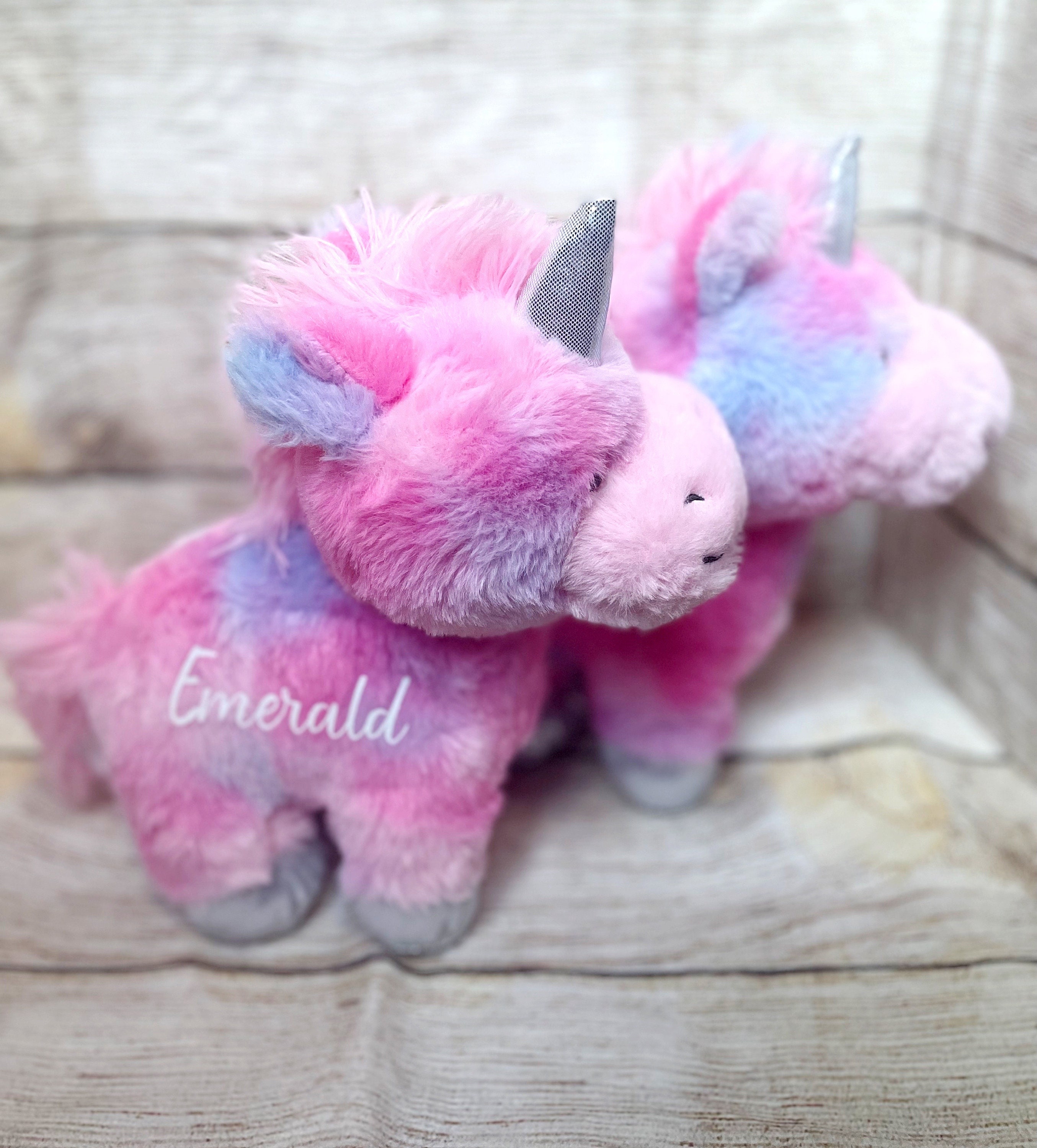 Personalized Plush Tie Dye Unicornpersonalized Stuffed Animal - Etsy