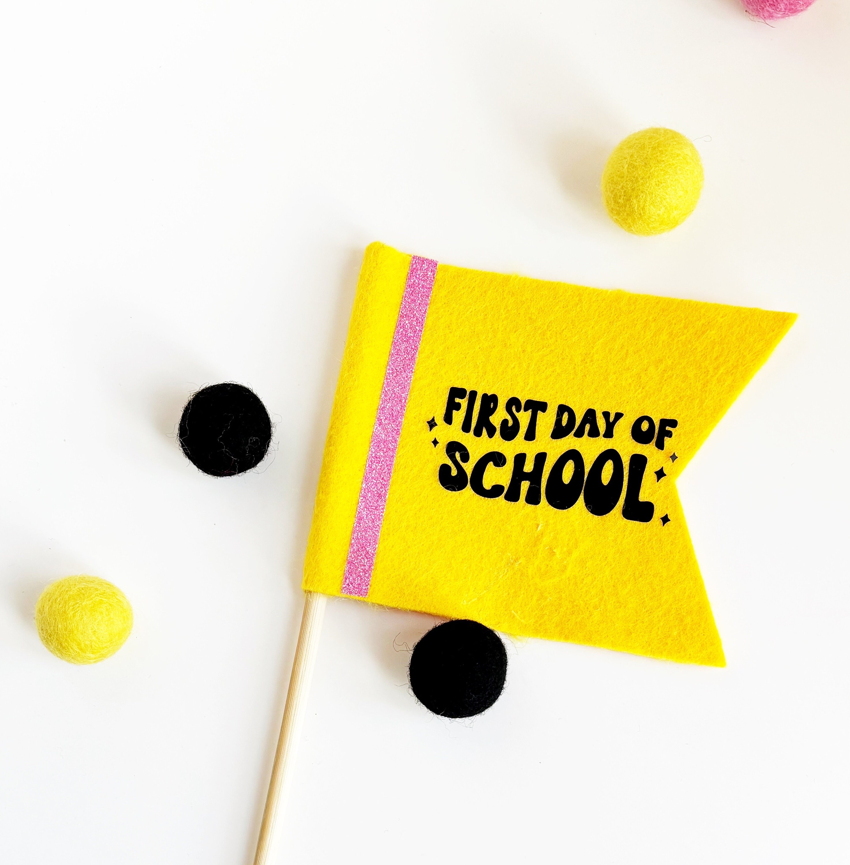 First Day of School Pennant Flags - Perfect Picture Props for Kids - Etsy