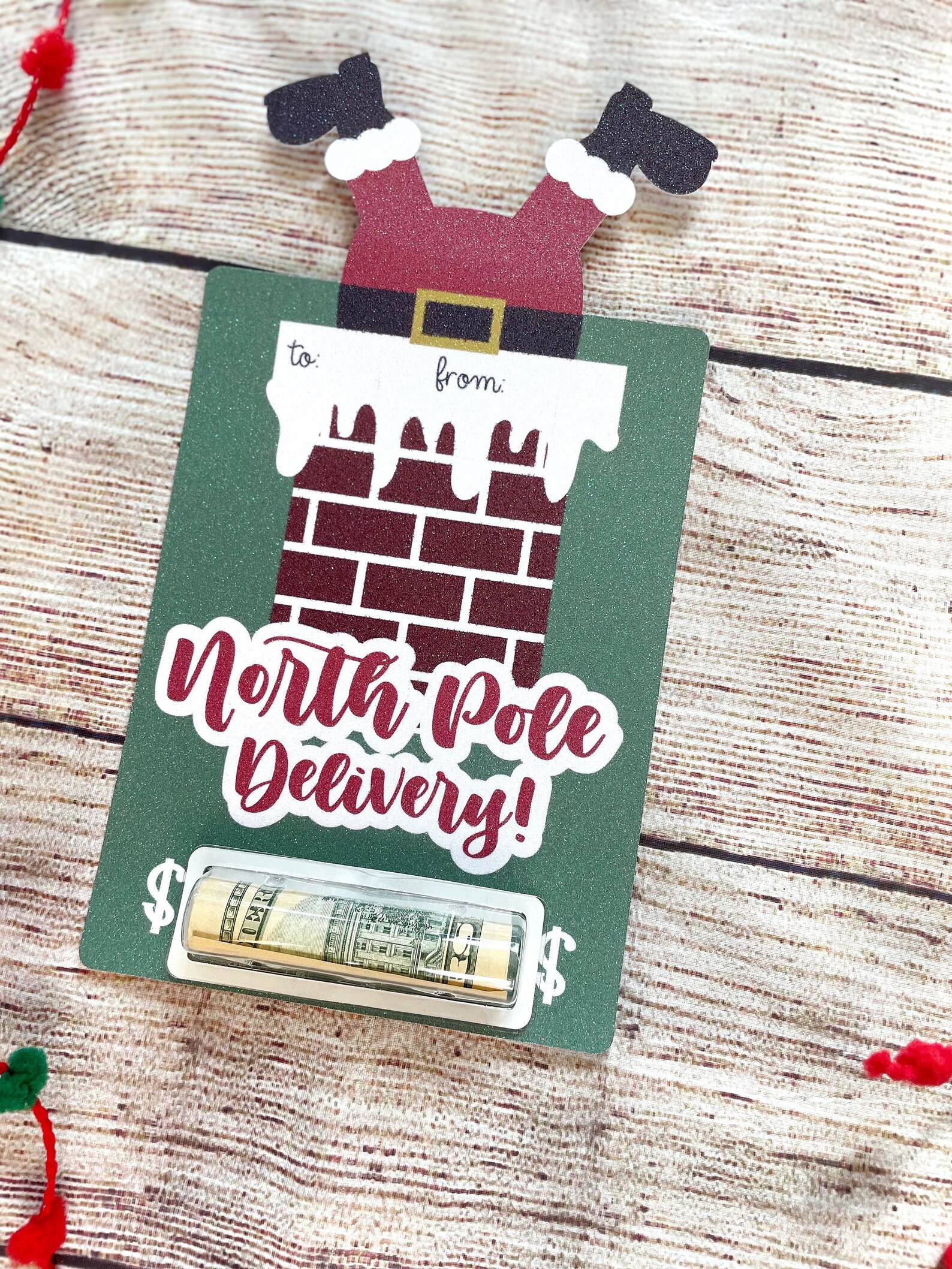 Christmas Money Holder Gift Cards - Christmas Gift for All - Etsy