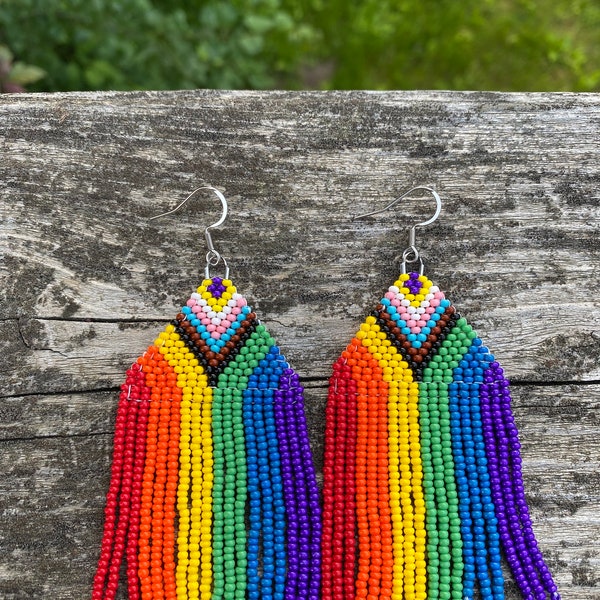 Rainbow Earrings Etsy