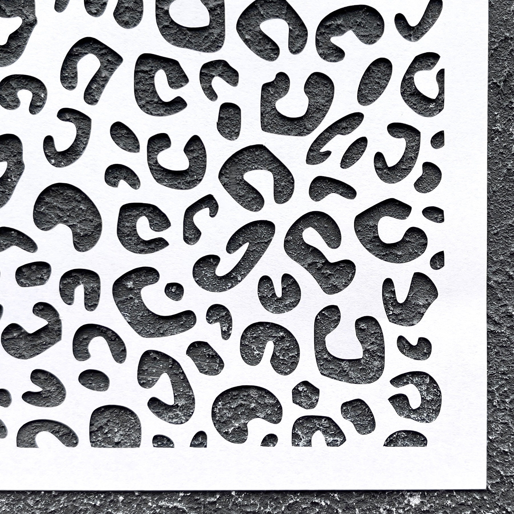 Decorative Background SVG, Animal Pattern Template, Leopard Print, SVG ...