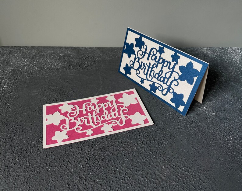 Birthday Card SVG, Birthday Card DFX, Jpg, Png, Pdf. Cut Files for ...