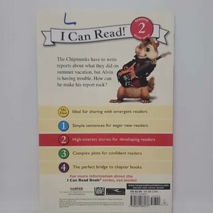 Alvin and the Chipmunks: Alvin Gets an A I Can Read Level 2 Paperback ...