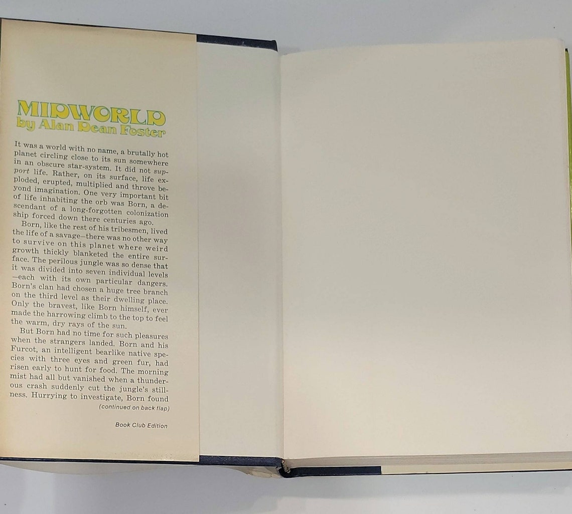 Midworld humanx Commonwealth 4 by Alan Dean Foster Born Was a Child of ...