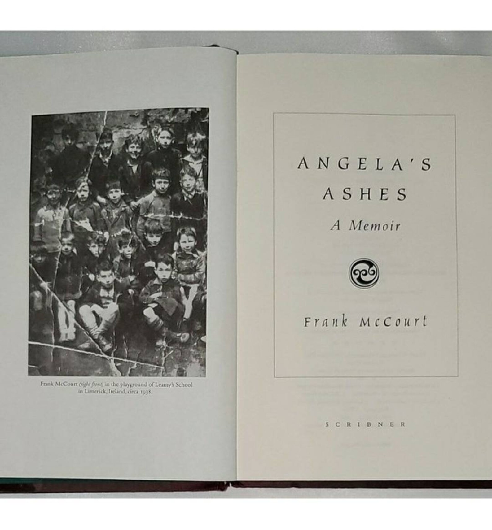 Angela's Ashes by Frank Mccourt - Memoirs 1996 - Etsy UK
