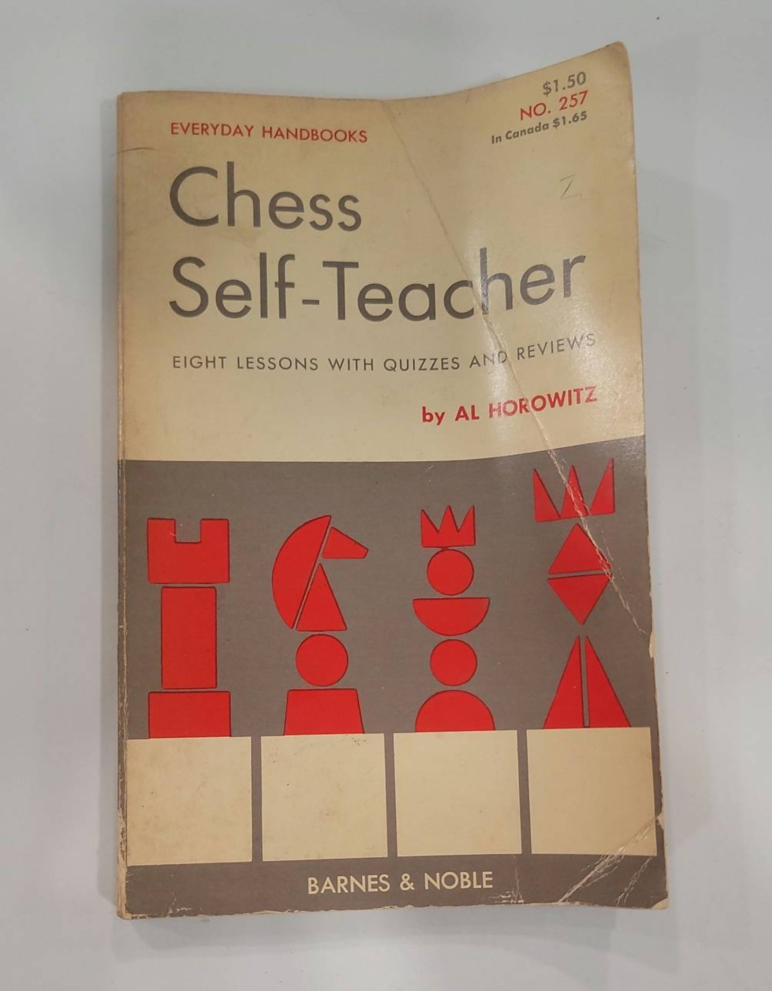 Chess Self-teacher Eight Lessons With Quizzes and Reviews (everyday ...