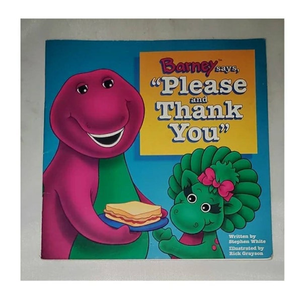 Barney 1994 - Etsy