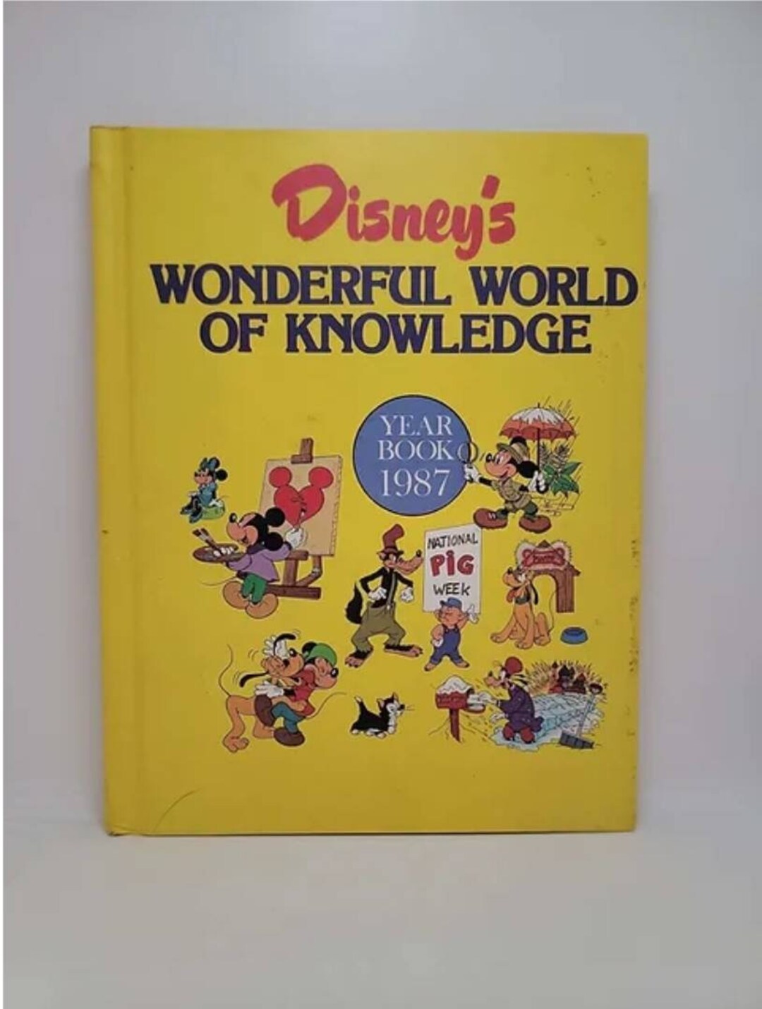 Disney's Wonderful World of Knowledge (year Book 1987) Hardcover - Etsy