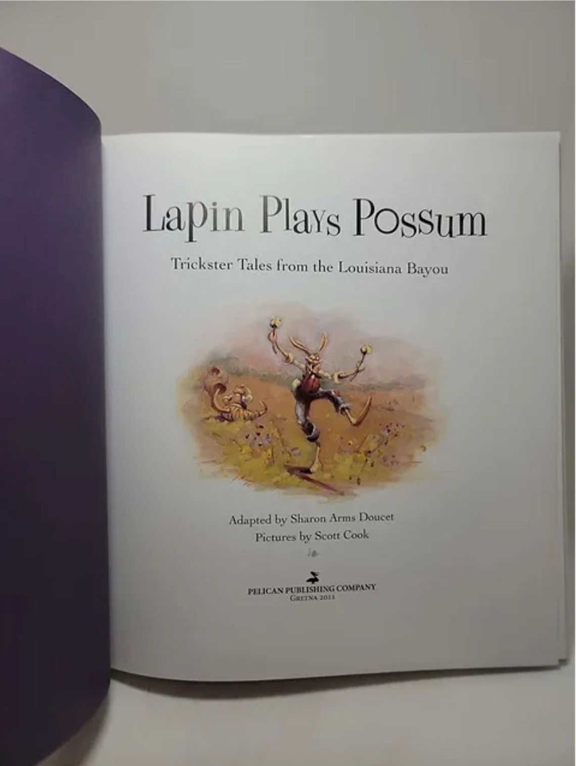 Lapin Plays Possum: Trickster Tales From the Louisiana Bayou (lapin ...