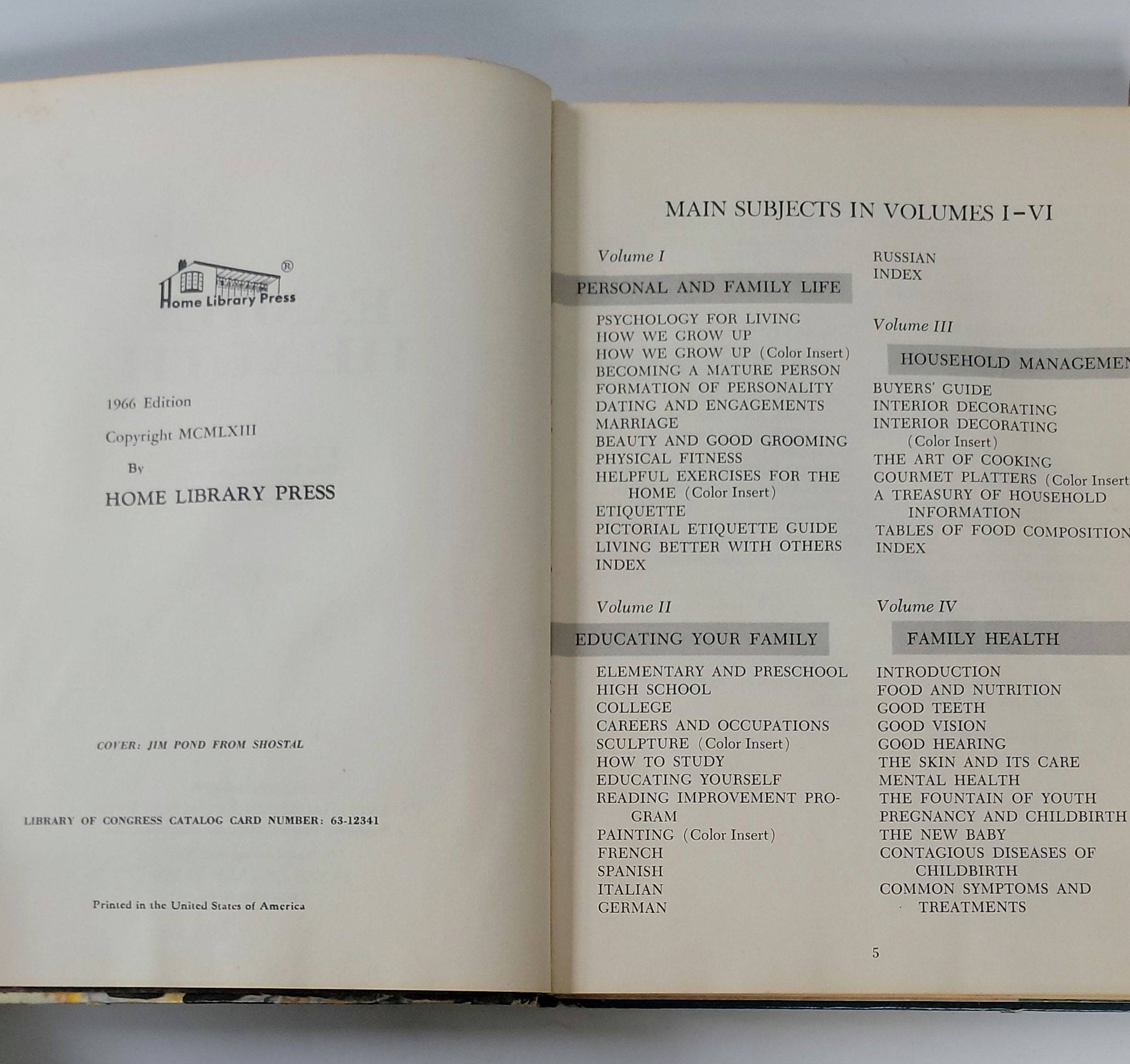 Better Living Encyclopedia 1966 Vintage Hardcover Classic Reading ...
