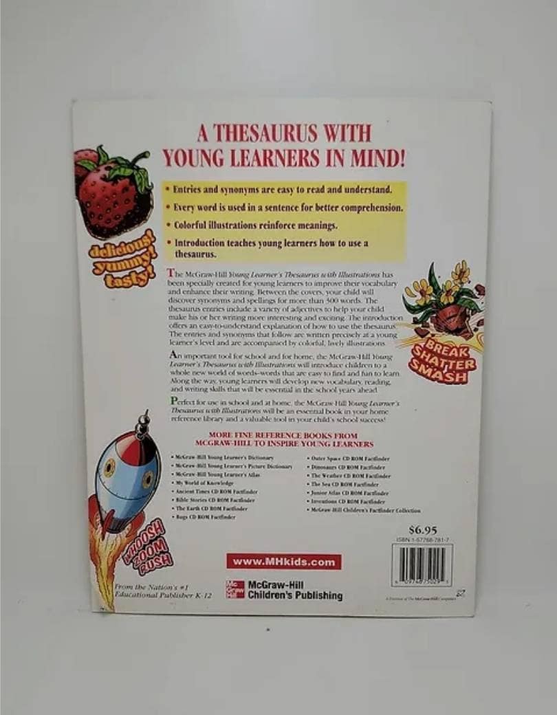 Young Learner's Thesaurus: With Illustrations Paperback - Etsy