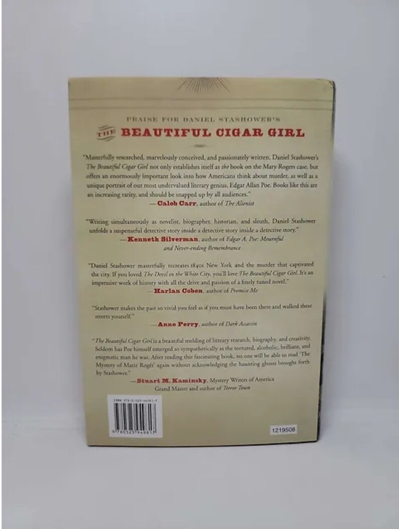 The Beautiful Cigar Girl: Mary Rogers, Edgar Allan Poe, and the ...