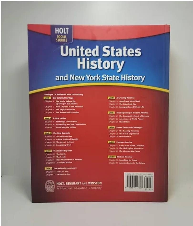 American History Textbook Holt