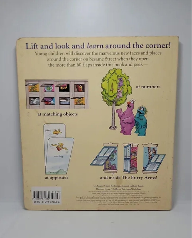 Elmo's Lift &peek Around the Corner Board Book January 3, 1996 by Joe ...