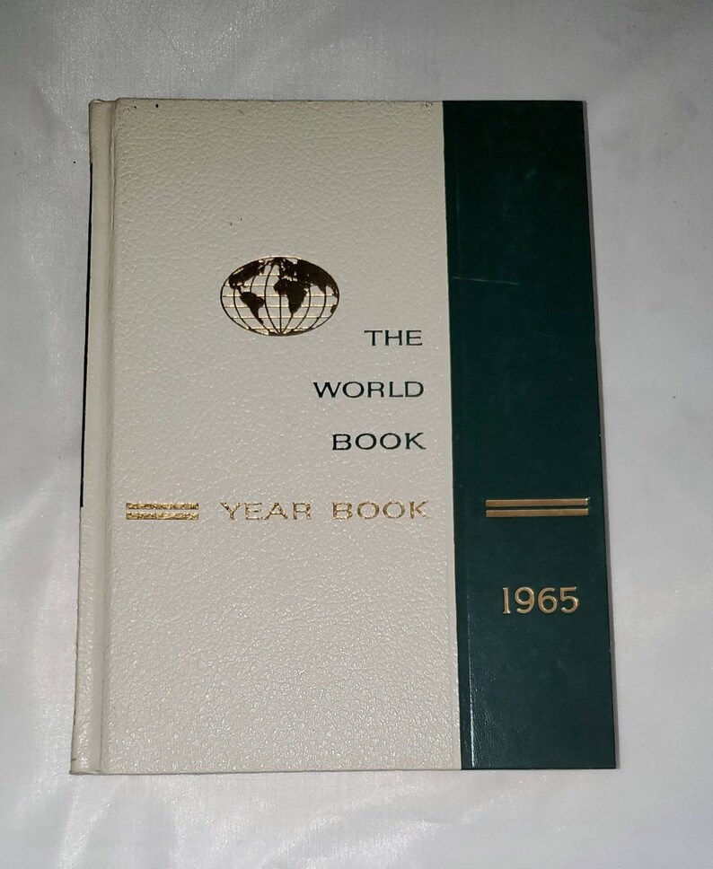The World Book Year Book 1965 Vintage Hardcover 1965 - Etsy