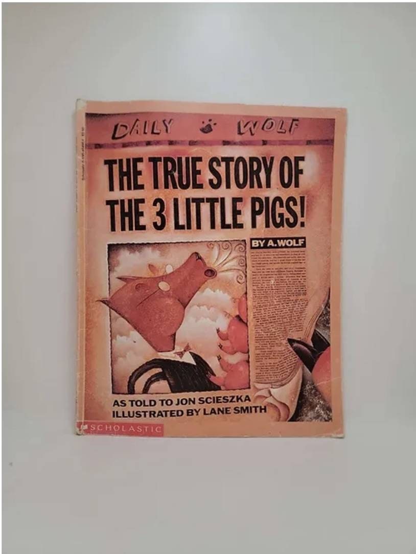 The True Story of the Three Little Pigs Paperback Picture Book, March 1 ...