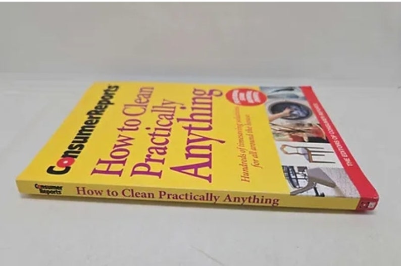 How to Clean Practically Anything by the Editors of Consumer Reports - Etsy