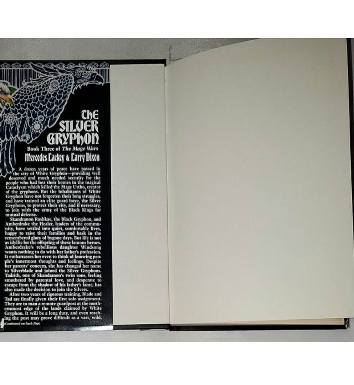 The Silver Gryphon by Mercedes Lackey & Larry Dixon Vintage Hardcover ...