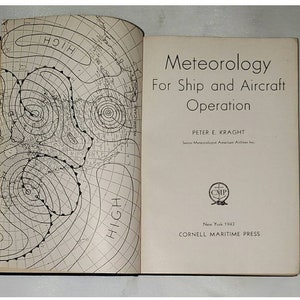 Meteorology for Ship and Aircraft Operation by Kraght - Vintage ...