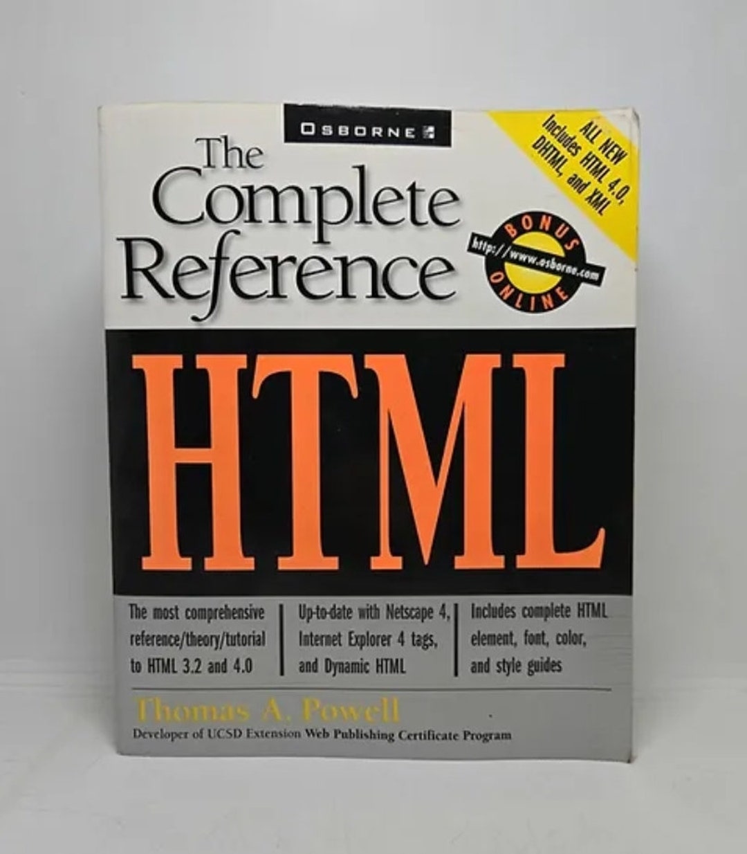 HTML: the Complete Reference 2nd Ed. Edition by Thomas A. Powell ...