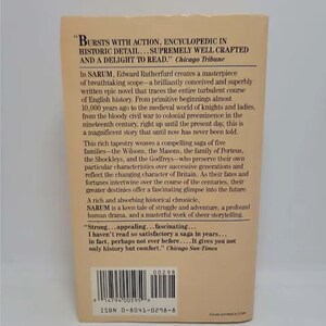 Sarum: the Novel of England Mass Market Paperback – June 12, 1988 by ...