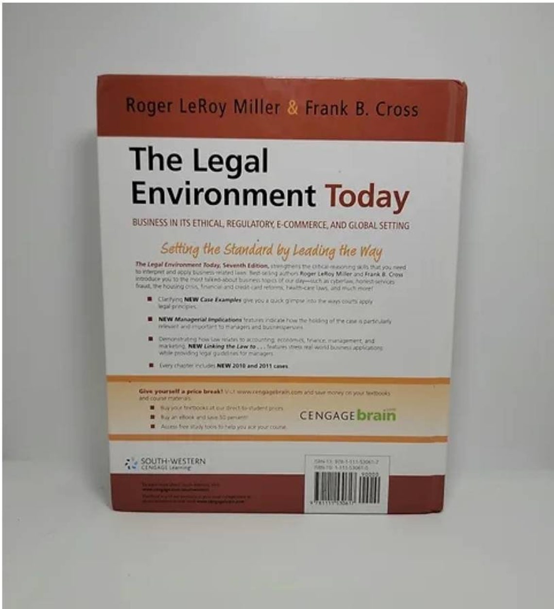 The Legal Environment Today: Business in Its Ethical, Regulatory, E ...