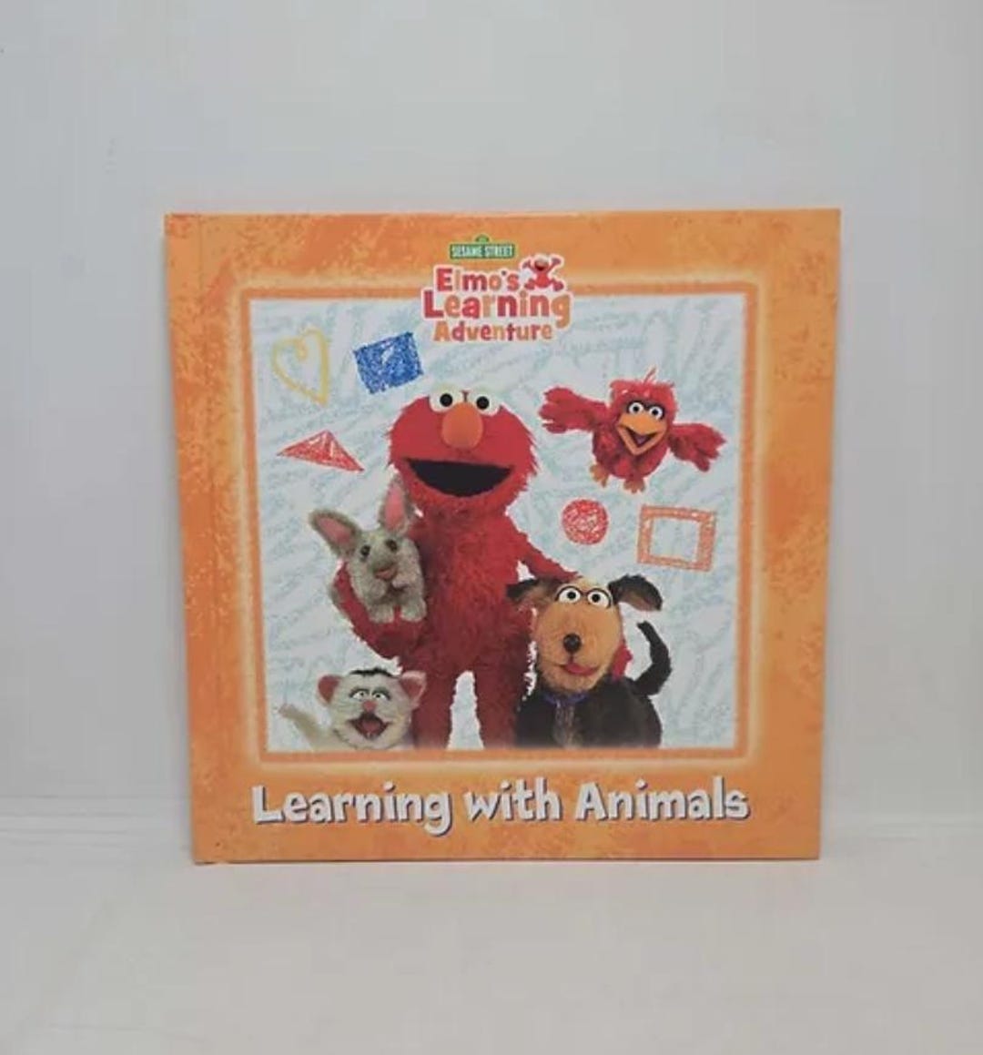 Elmo's Learning Adventure: Learning With Animals Hardcover - Etsy