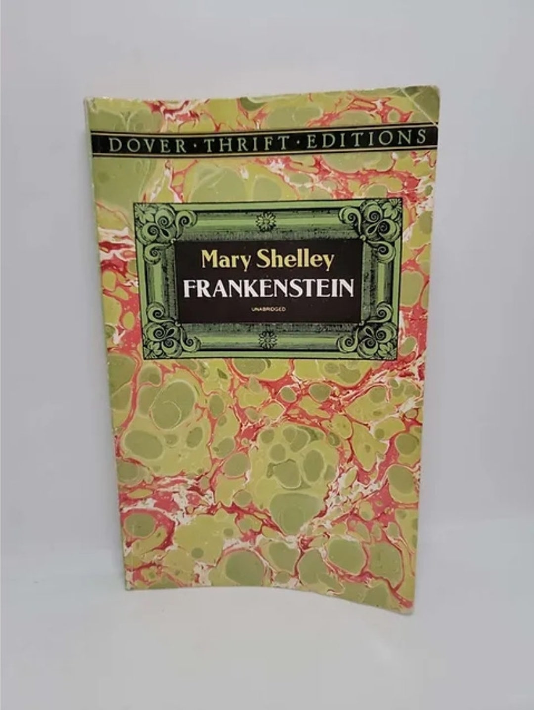 Frankenstein by Mary Shelley - Dover Thrift Editions 1994 Paperback - Etsy