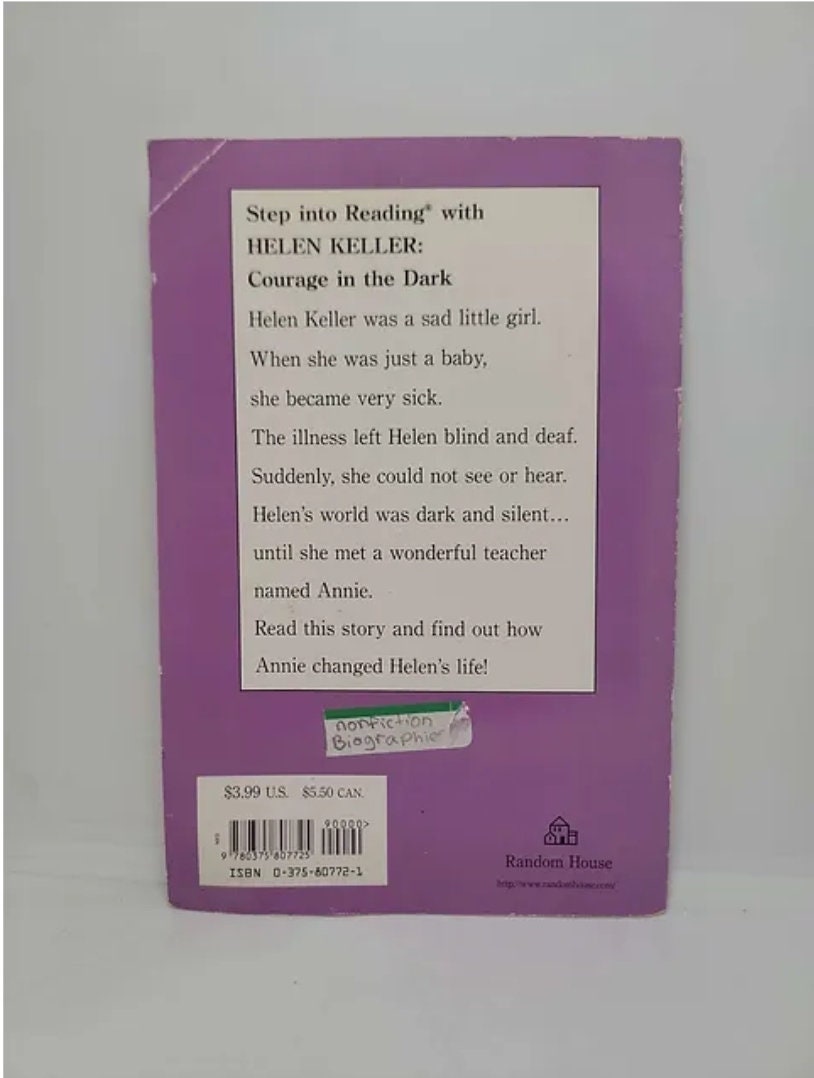 Helen Keller: Courage in the Dark by Johanna Hurwitz, Neverne Covington ...