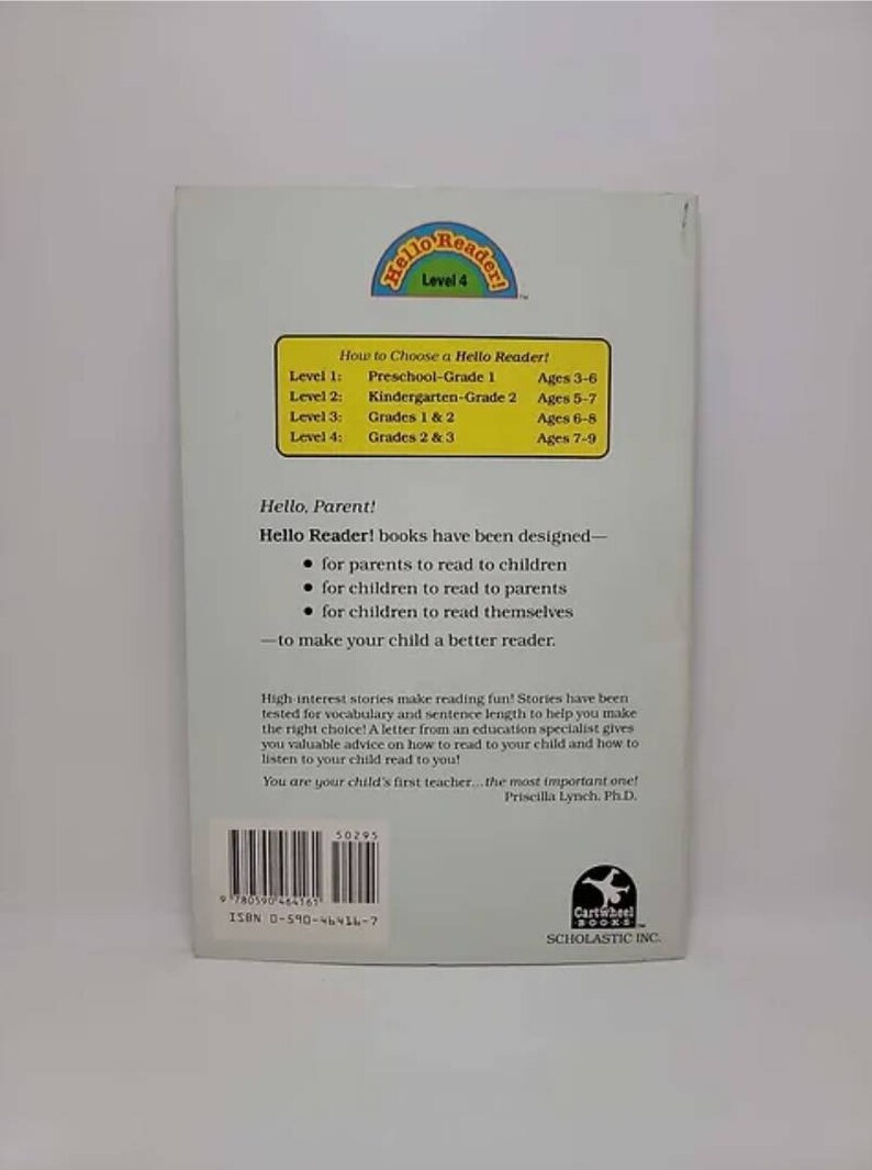 Five Funny Frights hello Reader Level 4 Paperback - Etsy