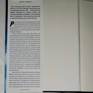 Power Failure: the Inside Story of the Collapse of Enron by Swartz ...
