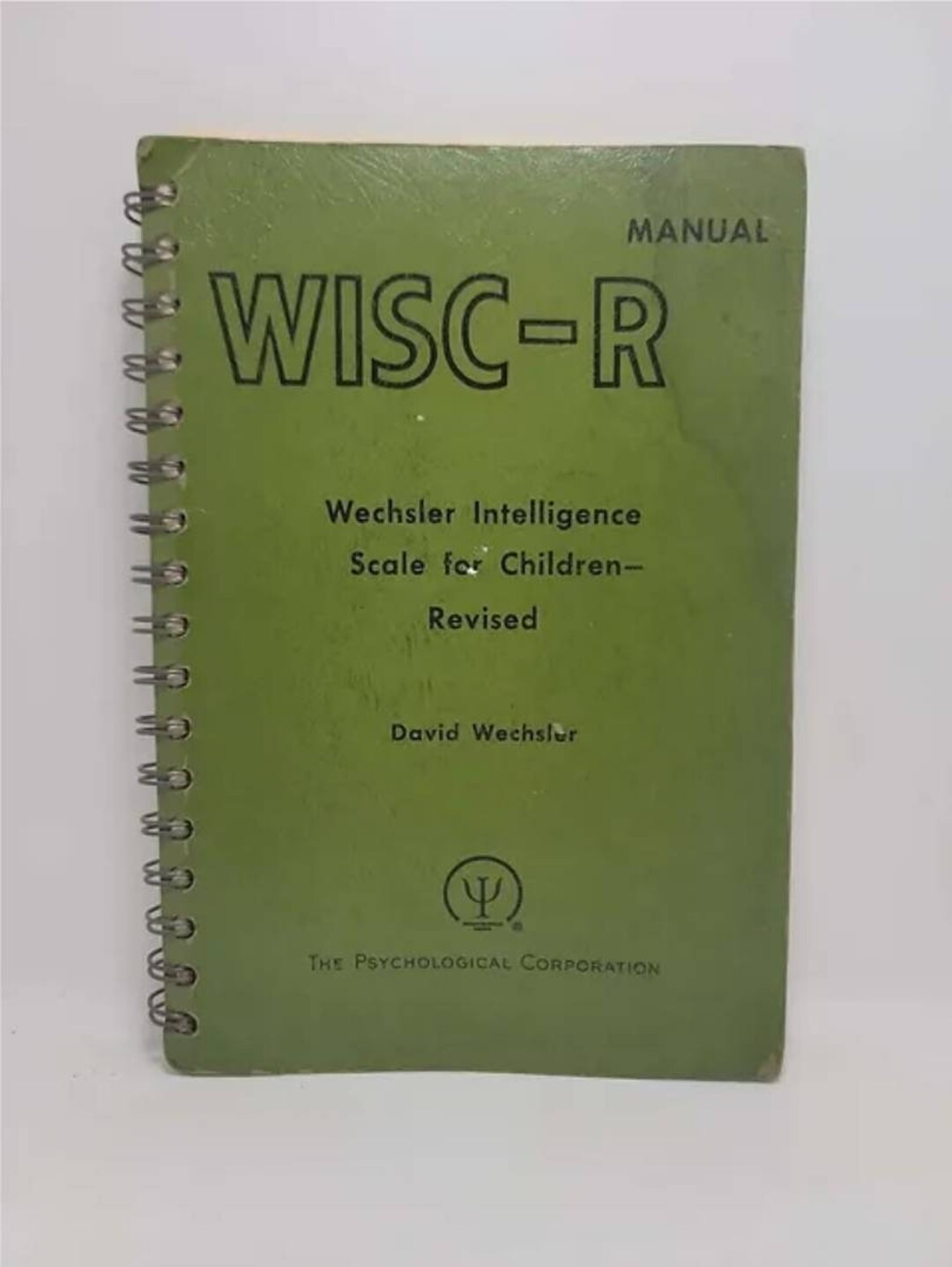 WISC-R Manual : Wechsler Intelligence Scale for Children - Revised WISC ...