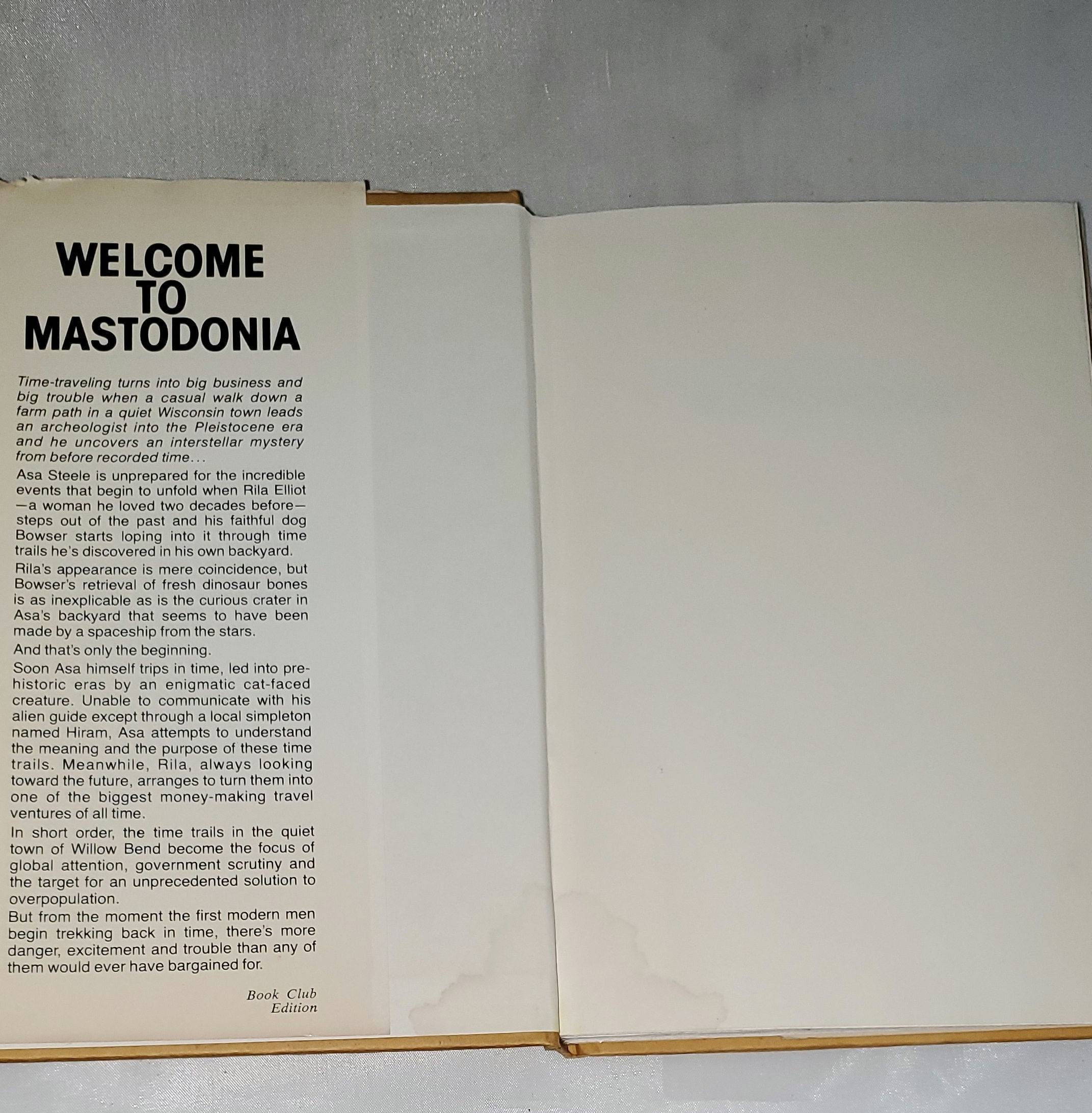 Mastodonia by Clifford D. Simak Vintage Hardcover 1978 - Etsy