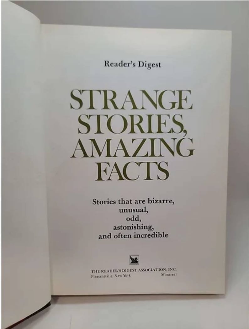 Strange Stories, Amazing Facts: Stories That Are Bizarre, Unusual, Odd ...