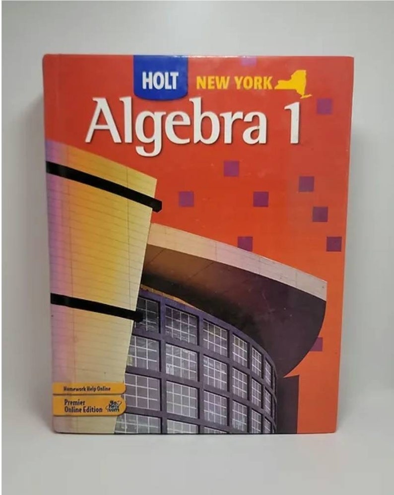 Algebra 1, Grade 9: Holt Algebra 1 New York 1st Edition - Etsy