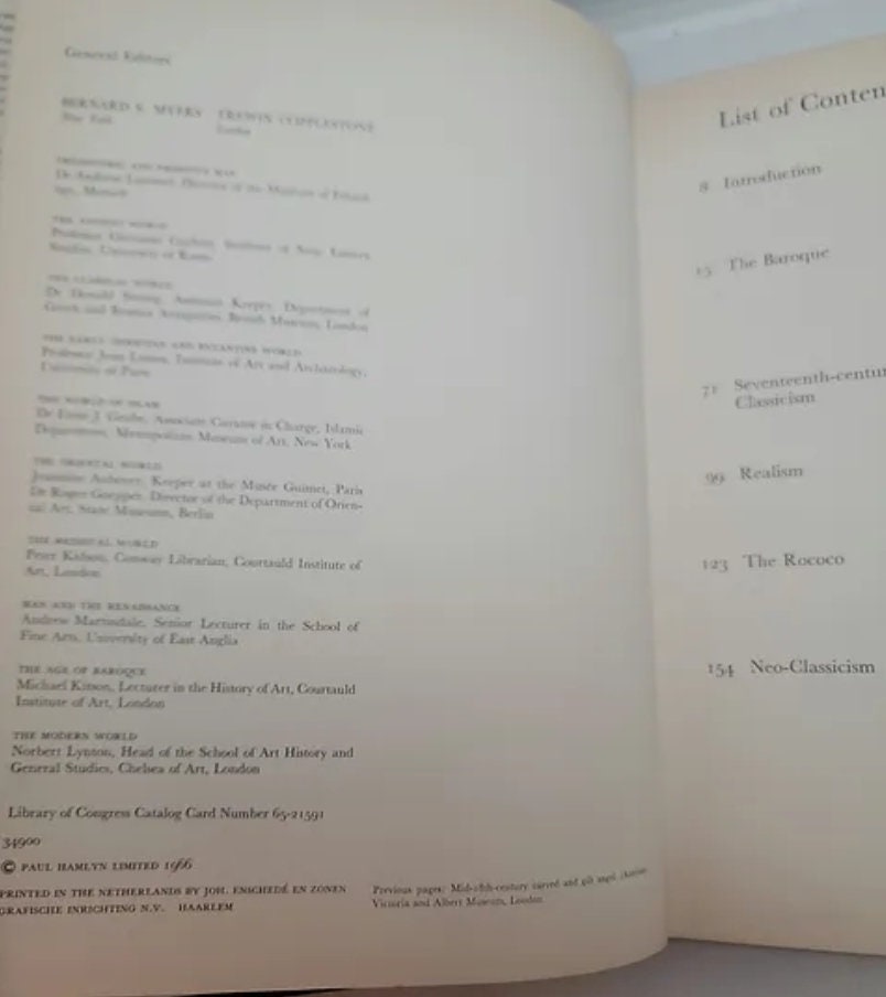 The Age of Baroque (landmarks of the World's Art) Hardcover – January 1 ...