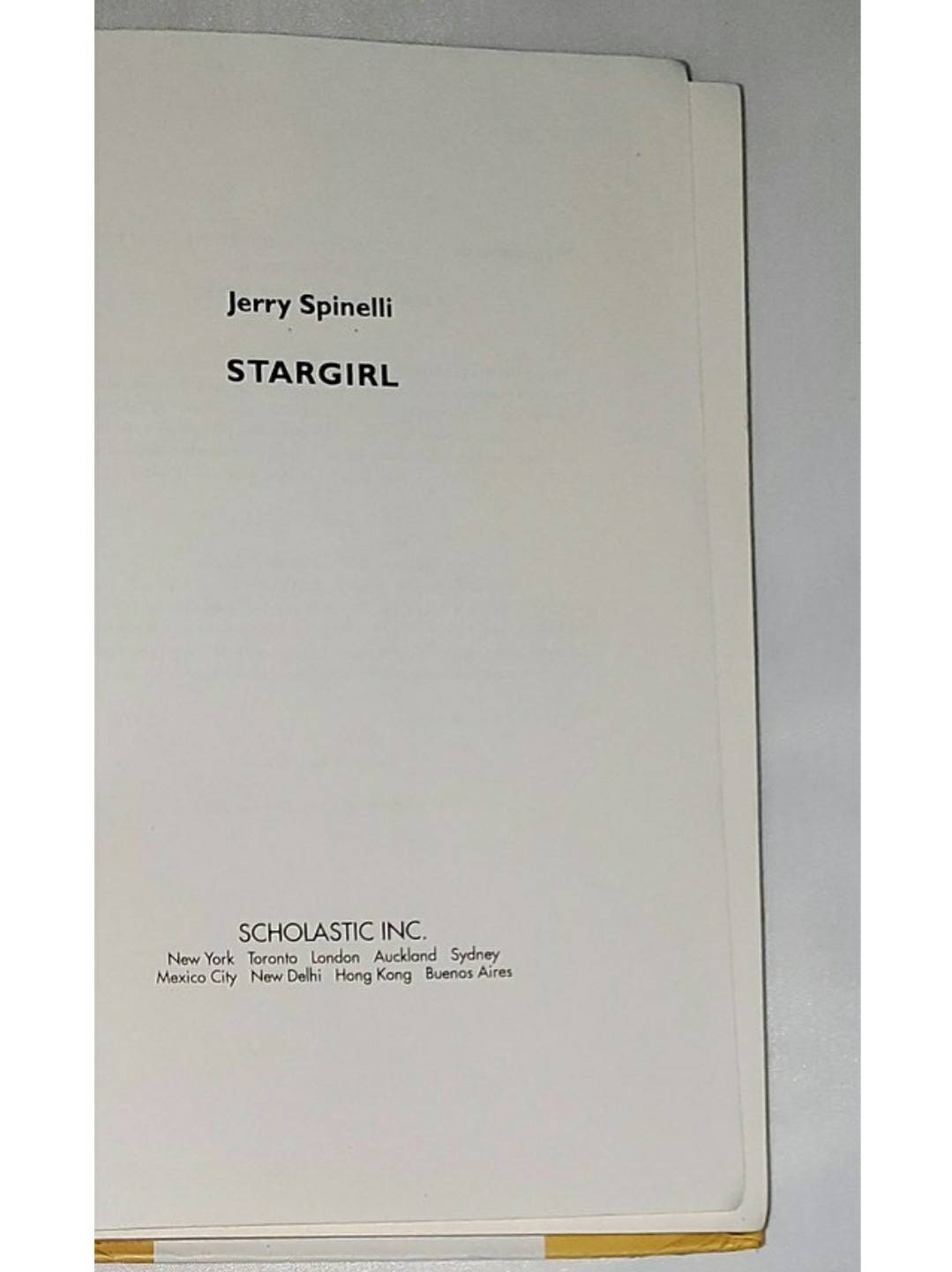 Stargirl by Jerry Spinelli Vintage Hardcover 2000 - Etsy