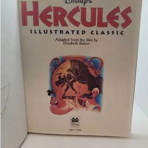 Hercules: Illustrated Classic Adapted From the Film by Elizabeth Balzer ...