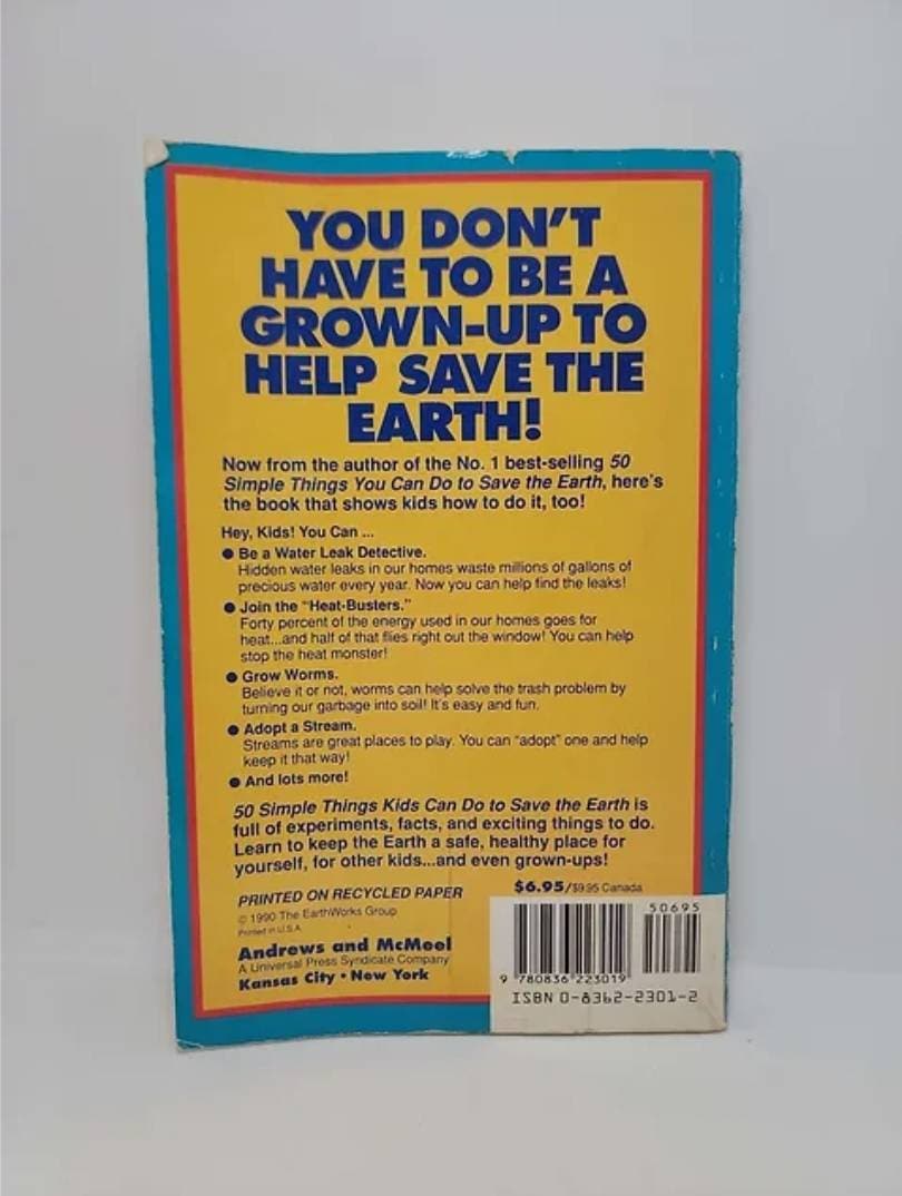 50 Simple Things Kids Can Do to Save the Earth Paperback January 1 ...