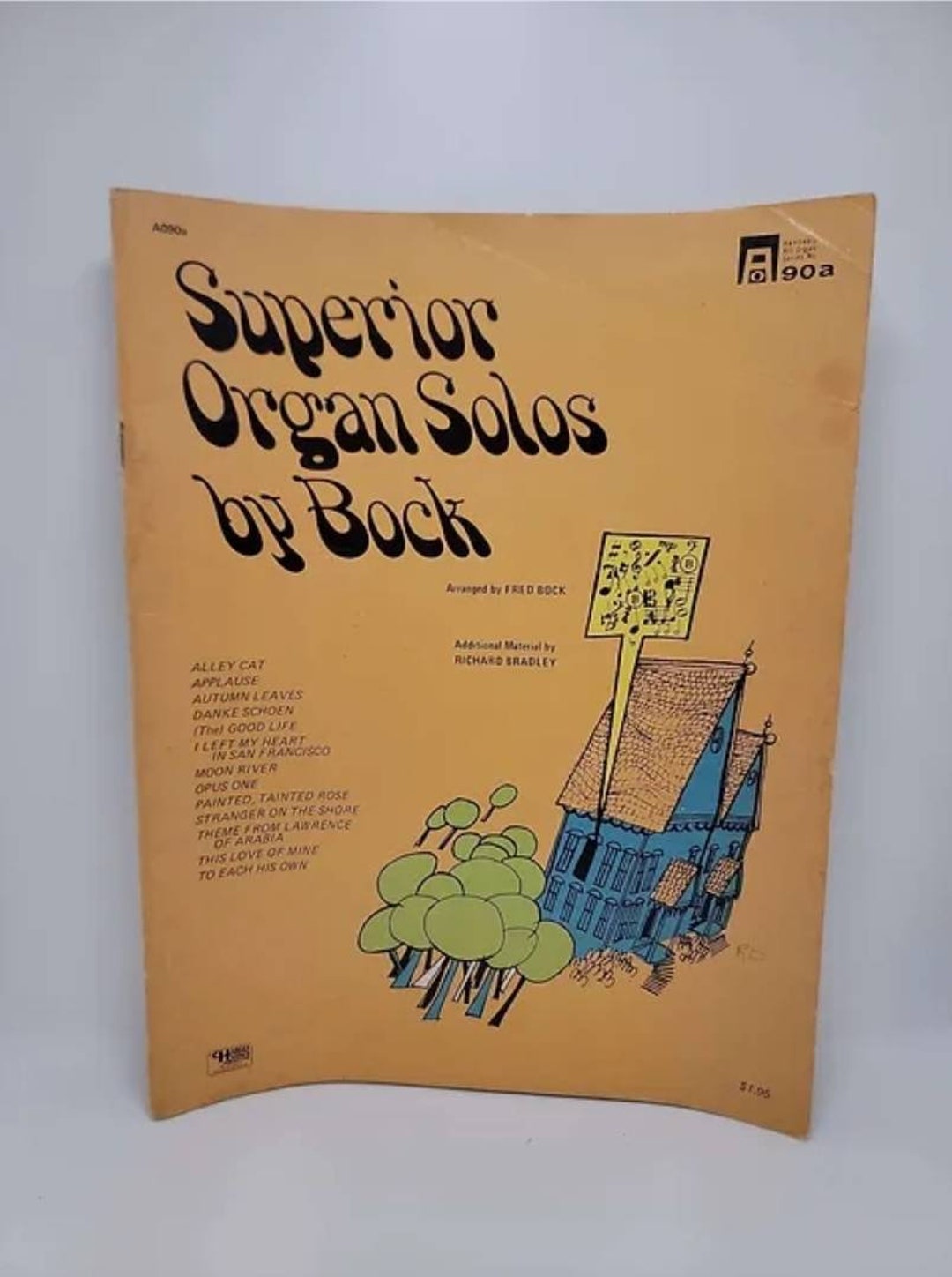 Superior Organ Solos by Bock Arranged by Fred Bock 1970 Vintage Sheet ...