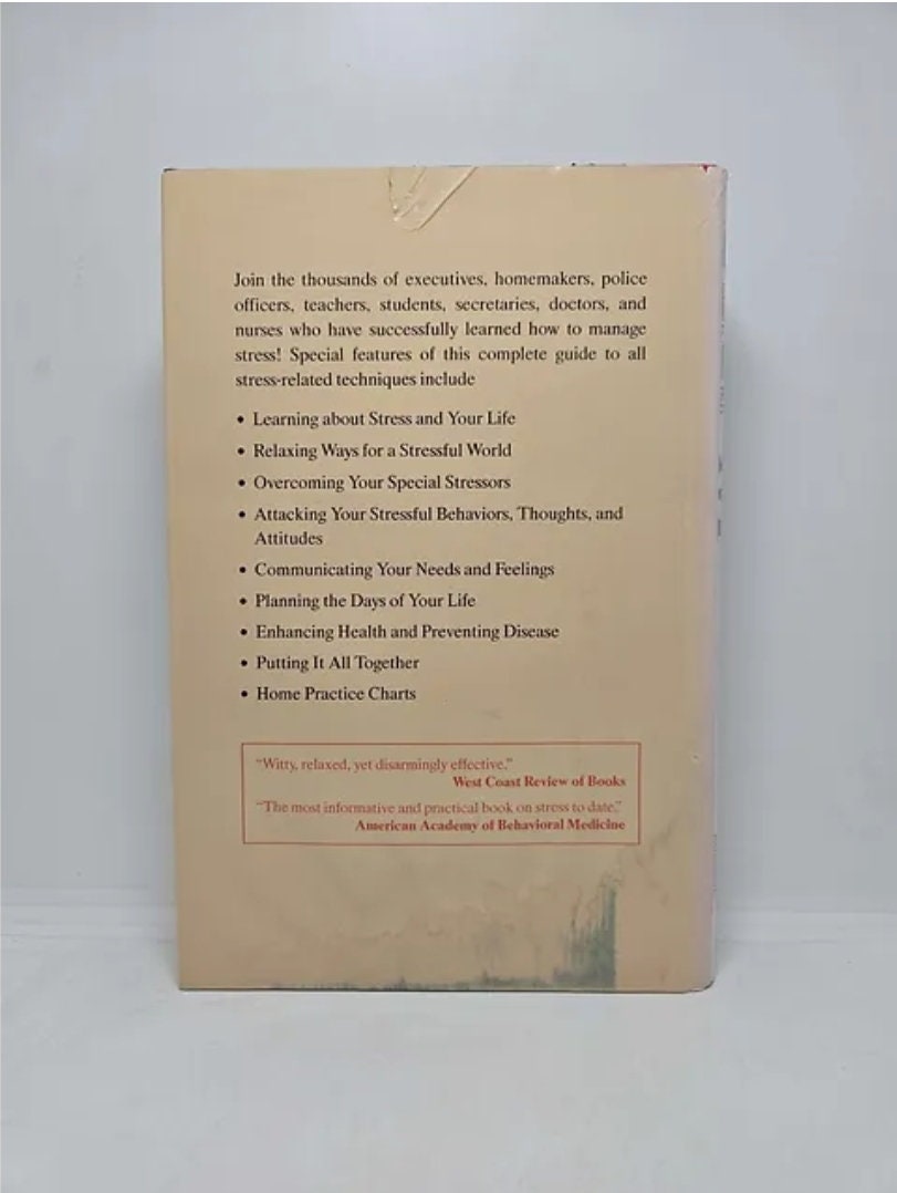 Stress Management: A Comprehensive Guide to Wellness Hardcover ...