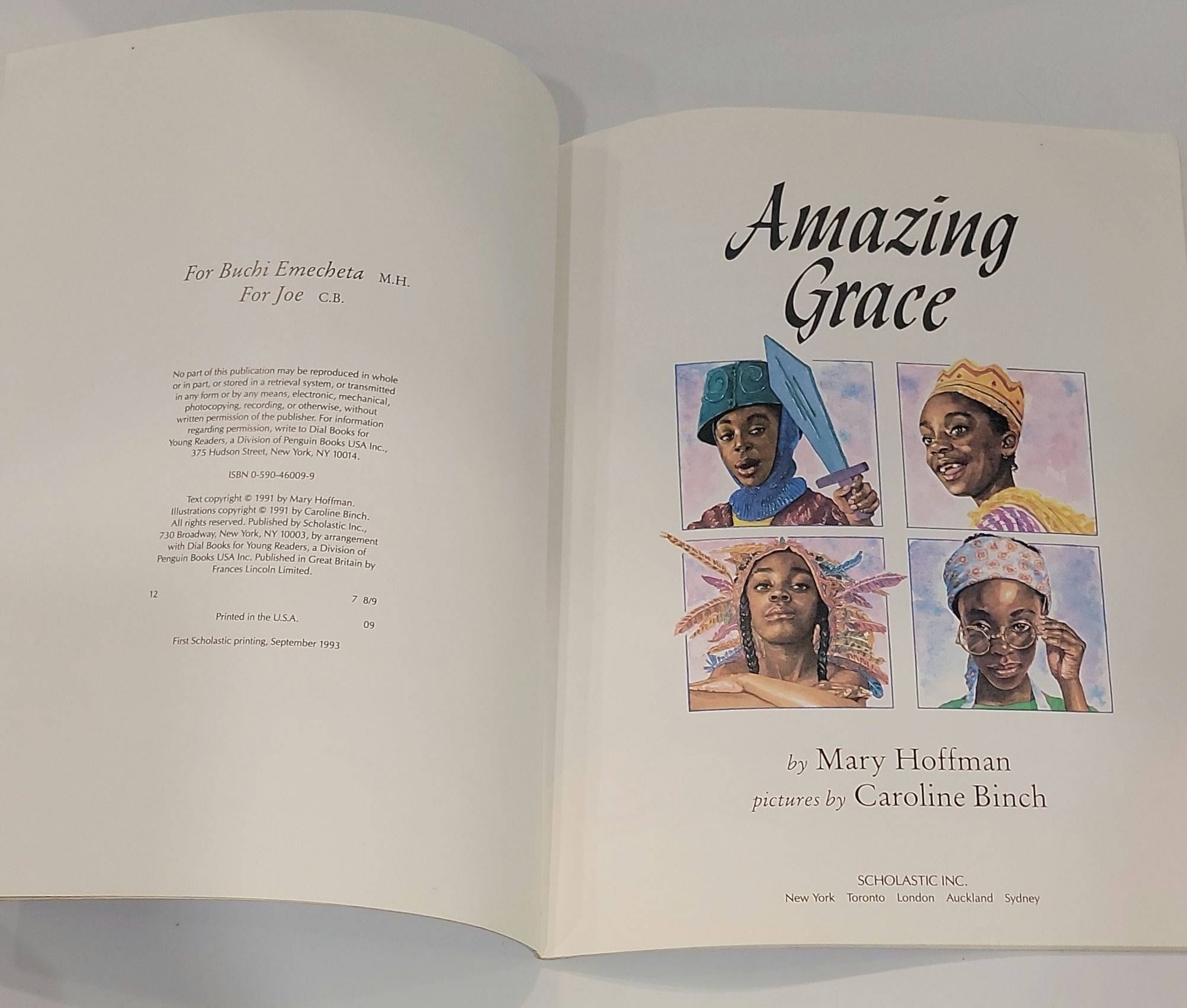 Amazing Grace by Mary Hoffman and Caroline Birch - Grace Loves Stories ...